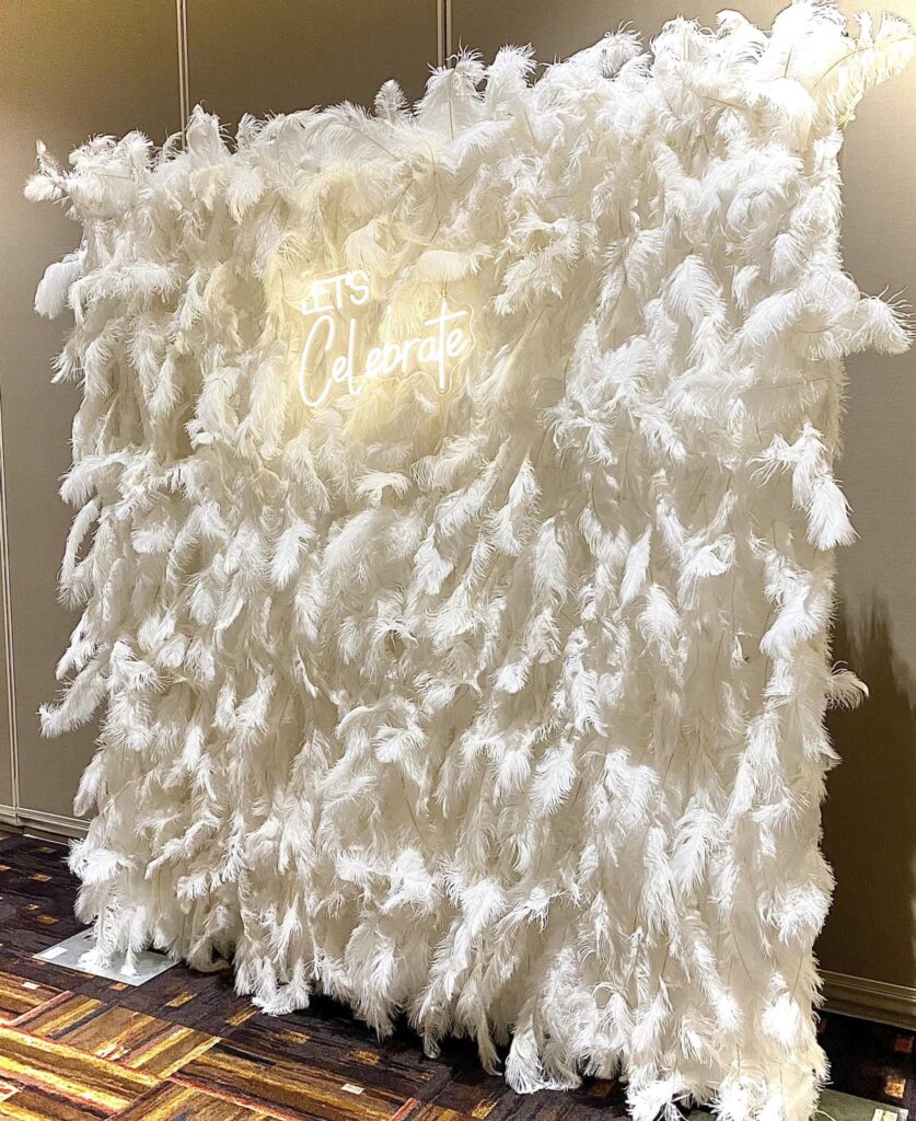 White Feather Wall